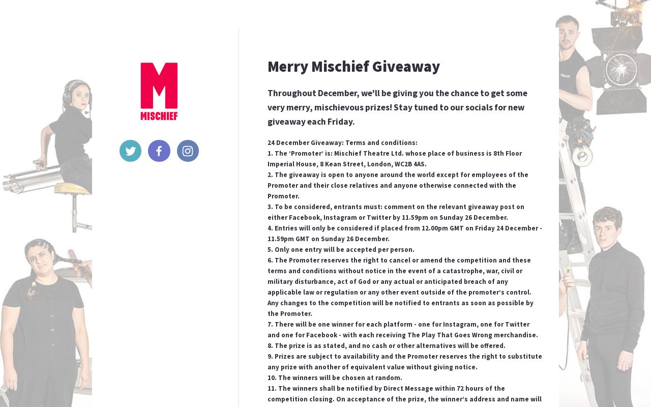 Merry Mischief Giveaway